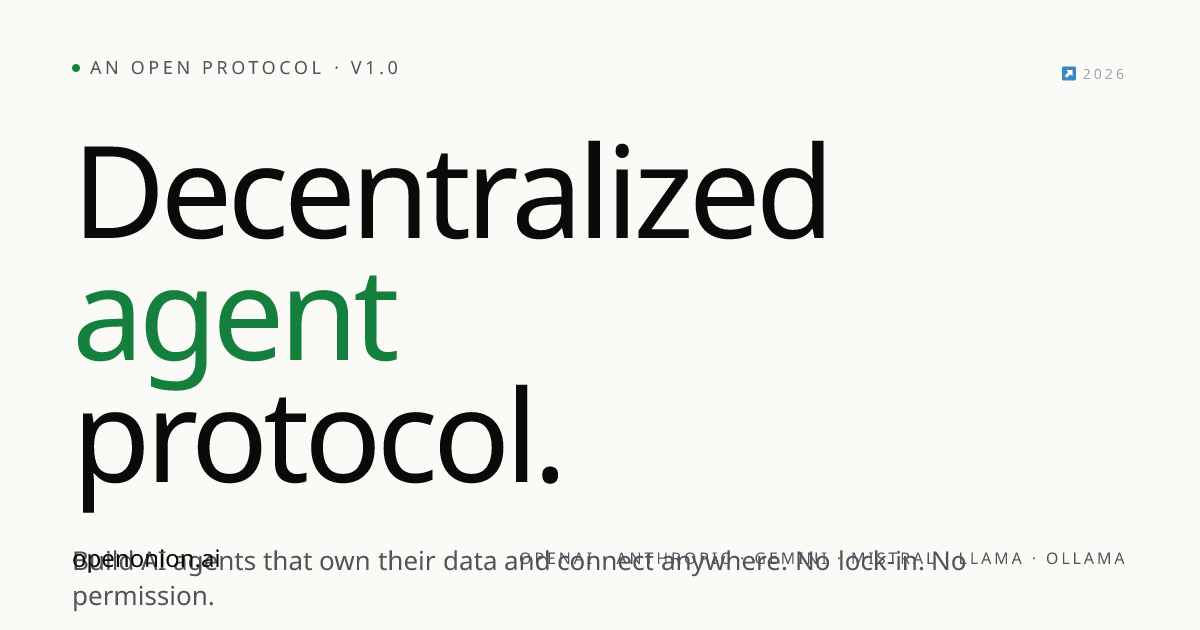OpenOnion - Technology Never Neutral | Building Human-First AI